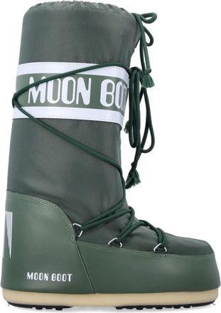 Moon Boot unisex, Chaussures, Vert, Taille: 42 EU Icon High Bottes