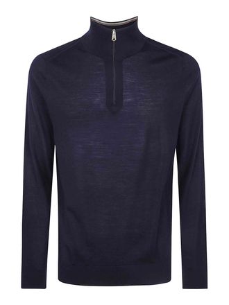 Paul Smith Pull Col Rond - Bleu