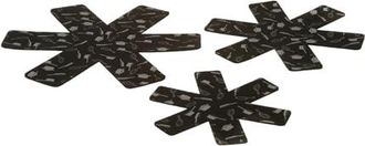 KASANOVA Kasanova 3er-Set Filztopfschoner cm20/26/32 Schwarz