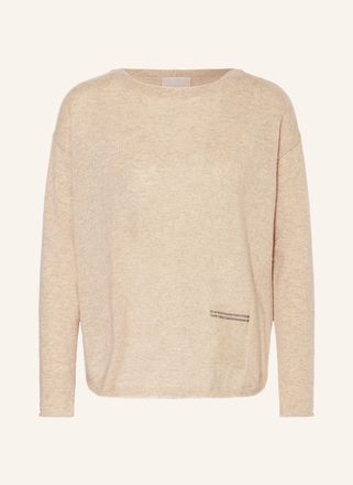 Hemisphere Hemisphere Cashmere-Pullover Mit Schmucksteinen beige