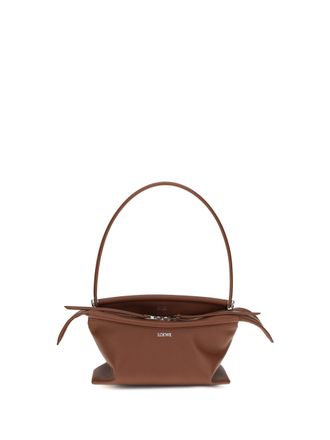 Loewe Whisker Calfskin Leather Shoulder Bag - Brown