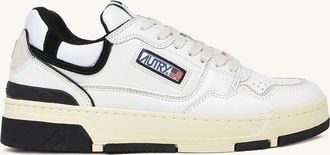 Autry BASKETS CLC LOW EN CUIR BLANC ET DAIM NOIR