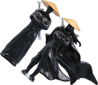 BESPORTBLE 2st&uuml;cke Miniaturgarten Krieger Figuren Aus Antike Youxia Miniaturfiguren F&uuml;r Bonsai Mikrolandschaft Und Wohnraumdekoration