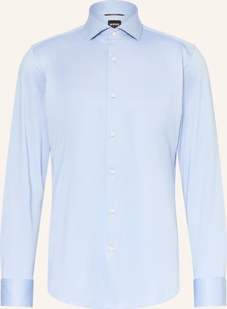 HUGO BOSS Hemd Hank Slim Fit blau