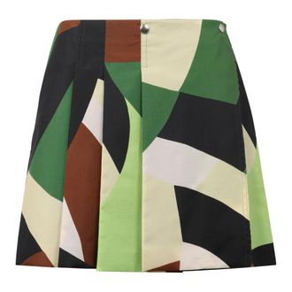 Plan C Gocaa Baumwoll-Minirock - - Skirts - Damen - Mehrfarbig - M