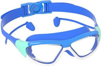 Generico Schwimmbrille f&uuml;r Kinder, Schwimmbrille f&uuml;r Kinder, Anti-Fog, mit Nahrungsmitteln, UV-Schutz, gro&szlig;er Rahmen, ohne Verrutschen