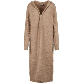 Urban Classics Strickjacke mit Kapuze f&uuml;r Damen (Sanftes Braungrau)
