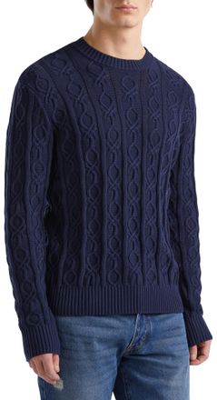 Benetton Herren Trikot G/C M/L 101tu106m Pullover, Nachtblau 252, Medium