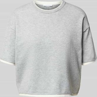 OPUS Strickshirt mit Viskose-Anteil und Rundhalsausschnitt