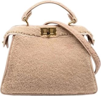 Fendi Sac &agrave; main Pre-owned- Sac port&eacute; &eacute;paule - Femme - Pre-owned - Beige - Taille: ONE Size
