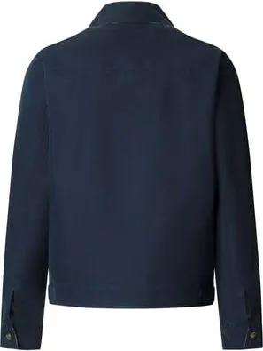Fa&ccedil;onnable blouson r&eacute;versible en lin et coton m&eacute;lang&eacute;s