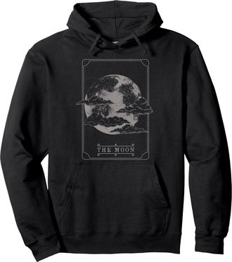 Trendy Apparel The Moon Celestial Body Tarot Astronomy Pullover Hoodie