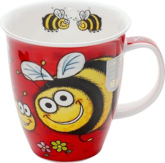 Dunoon Becher Nevis Bee - 0,48l Keramik Becher für Zuhause, Wiederverwendbar, Alle Gelegenheiten