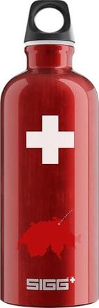 Sigg Gourde Aluminium - Traveller Swiss Country - Certifiée Neutre En CO2 - Convient Aux Boissons Gazeuses - Étanche & Légère - Sans BPA - Pour Sport, Camp
