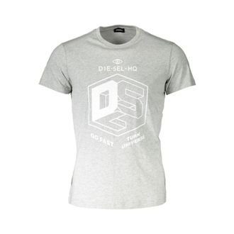 Diesel T-Shirts - - Tops - Herren - Grau - XL