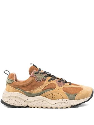 Flower Mountain Low-Top Sneaker - Layered Design Sneakers - Gr. 41 (EU) - in Beige - f&uuml;r Damen