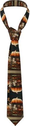 Generic Cravate Homme Animaux Sur La Cal&egrave;che Citrouille Impression Cravate &Eacute;troite Doux Moderne Cravates Pour Hommes, Pour F&ecirc;te, Remise Des Dipl&ocirc;mes, Mariage