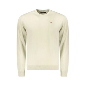 Napapijri Beiger Baumwoll Herren Pullover - - Knitwear - Herren - Beige - 2XL