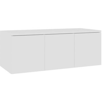 vidaXL TV-Schrank Wei&szlig; 80x34x30 cm Holzwerkstoff Vidaxl
