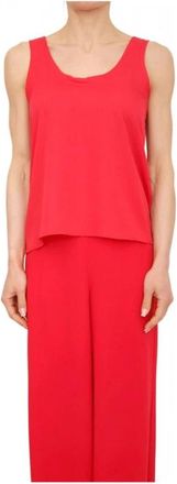 Marella Femme, Tops, Rouge, Taille: 44 FR Marella - Hauts > D&eacute;bardeurs