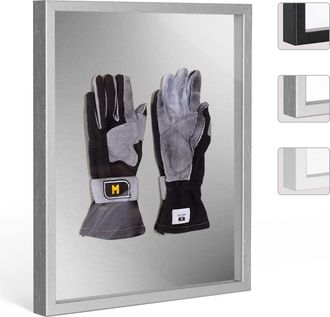 Bildershop-24 Objektrahmen Trikotrahmen Vario inkl. Bügel und Passepartout 30x60cm Mattsilber