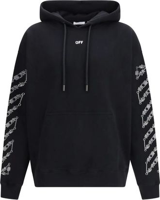 Off-white SweaT-shirt &agrave; capuche Araldic Arrow Skate - Homme - Sweatshirts et sweats &agrave; capuche - Noir - Taille: M