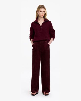 Arket Weite Cordhose -Rot