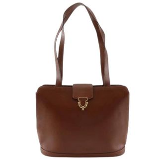 Celine Sac bandouli&egrave;re vintage en cuir Pre-owned - Femme - Pre-owned - Brun - Taille: ONE Size