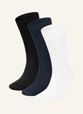 DillySocks Dillysocks 3er-Pack Socken Premium Ribbed Collection braun