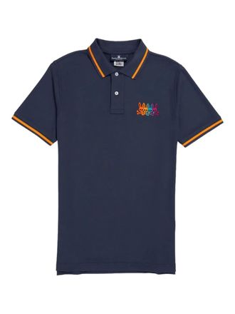 Psycho Bunny polo Lafayette à rayures - Bleu