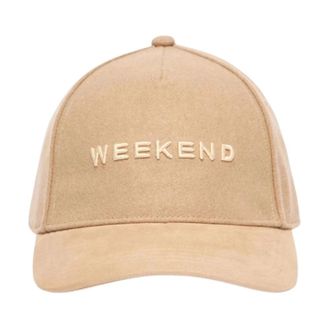 Max Mara Wkdpomposa Cap - - Accessories - Damen - Beige - ONE SIZE
