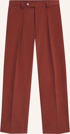 HUGO BOSS Business Hose Trousers-252_Db Relaxed Fit rot