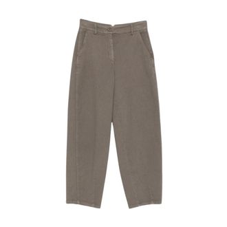 Via Masini 80 Straight Leg Hose - - Trousers - Damen - Grau - XS