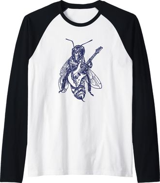 Seembo Bee spielt Gitarre Gitarrist Insect Rock Musiker Raglan