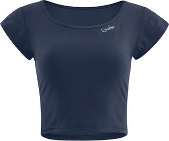 Winshape Winshape Damen Functional Light and Soft Cropped Kurzarmshirt Aet137ls T-Shirt, Anthrazit, S EU