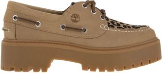 Timberland Stone Street - Boat Shoe With Platform - Gr. 5_5 - in Braun