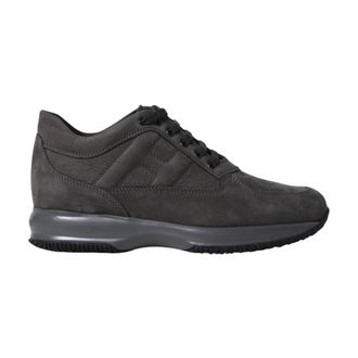 Hogan Leather Low Top Sneakers - - Shoes - Herren - Schwarzk - 45 EU