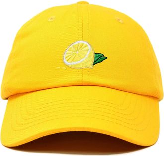 Dalix Zitronenhut Baseballkappe, Gold, Einheitsgröße