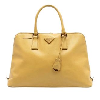 Prada Pre-owned Promenade Satchel - - Pre-owned - Damen - Gelb - ONE SIZE