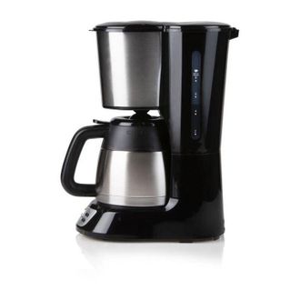 Domo Cafetiere filtre DO709K - 1000 w - 1 l - 8 tasses - Ecran lcd - Minuteur 24 h - Acier inoxydable