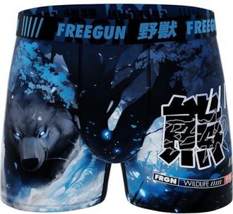 Freegun Boxer Homme Microfibre Animaux Ours (XXL, A79)
