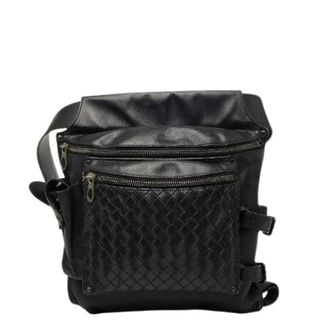 Bottega Veneta Pre-owned Intrecciato Leder G&uuml;rteltasche - - Pre-owned - Damen - Schwarzk - ONE SIZE