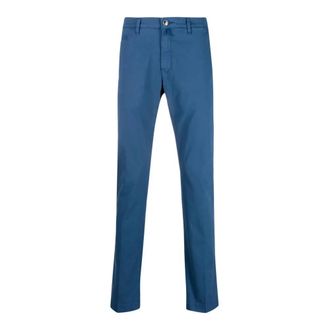 Jacob Cohen Schlanke Chino-Hose - - Trousers - Herren - Blau - W42