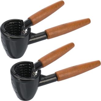 Westmark 2 Nussknacker/Sektzangen, L&auml;nge: 16,8 cm, Aluminium, Sieger Nussprofi Deluxe, Schwarz/Braun, 332622E3