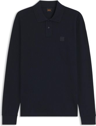 HUGO BOSS Passerby Poloshirt f&uuml;r Herren, Lang&auml;rmlig (Dunkelblau)