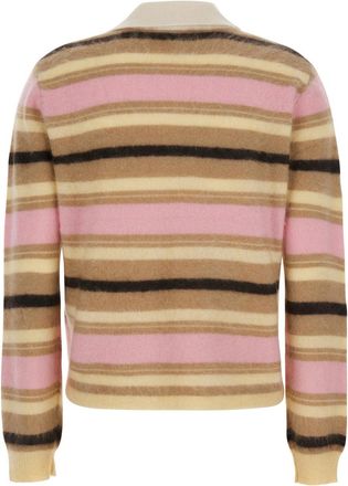 Guest In Residence Striped Cotton Blend Sweater - Multicolor