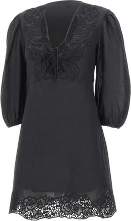 HUGO BOSS Femme, Robes, Noir, Taille: 42 FR Driketta Dress