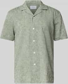 Lindbergh Relaxed Fit Leinenhemd mit 1/2-Arm