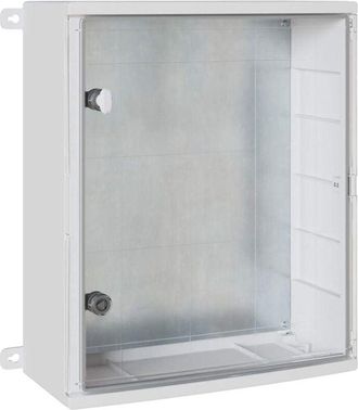 vidaXL Steuerschrank Grau 50 x 22 x 60 cm abs Kunststoff Vidaxl