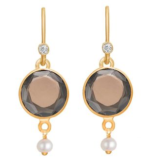 Frk. Lisberg Femme, Accessoires, Jaune, Taille: ONE Size Boucles doreilles classiques